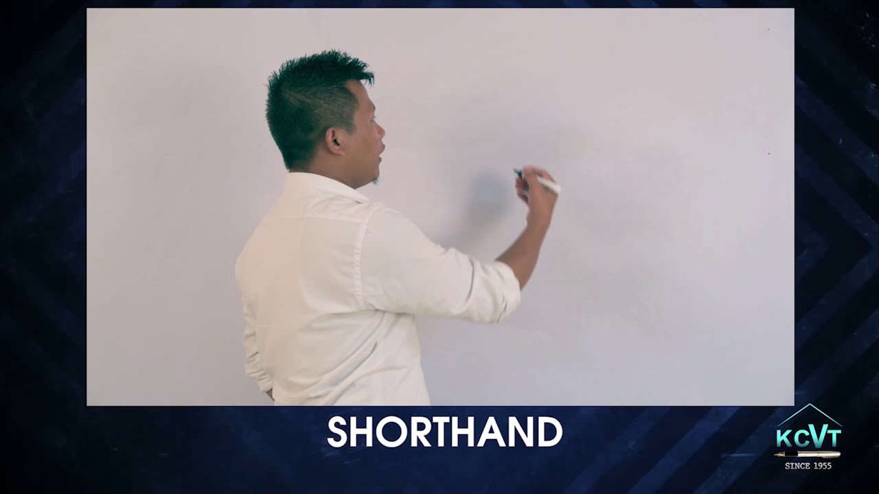 Shorthand Writing - YouTube
