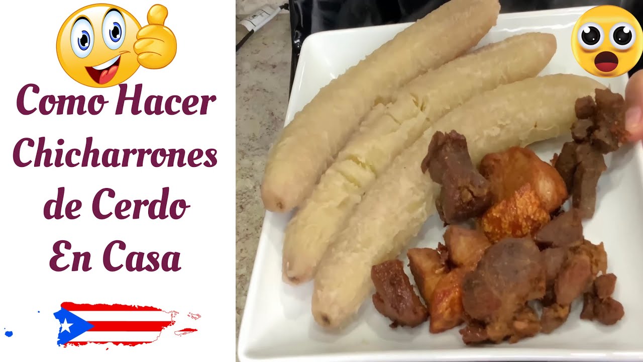Como Hacer Chicharrones de Cerdo, Masitas de Cerdo, Carnita Frita con ...