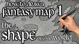 How to Draw A Fantasy Map - YouTube