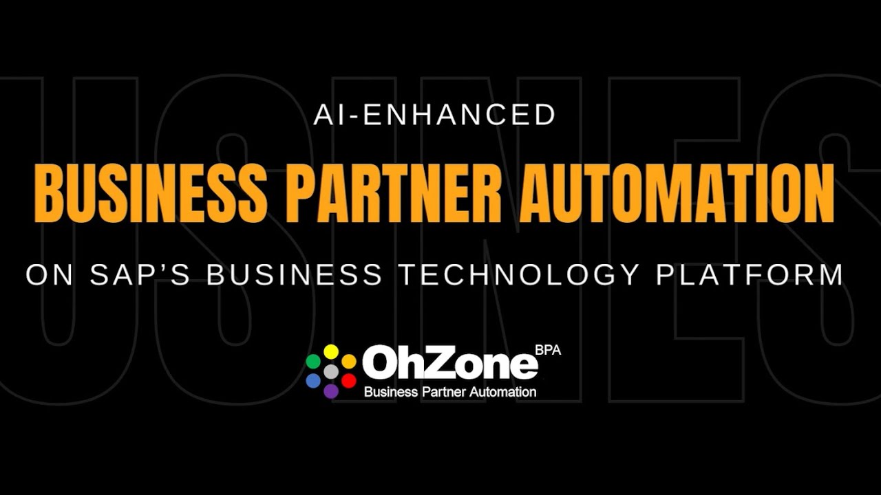 OhZone Business Partner Automation Demo - YouTube