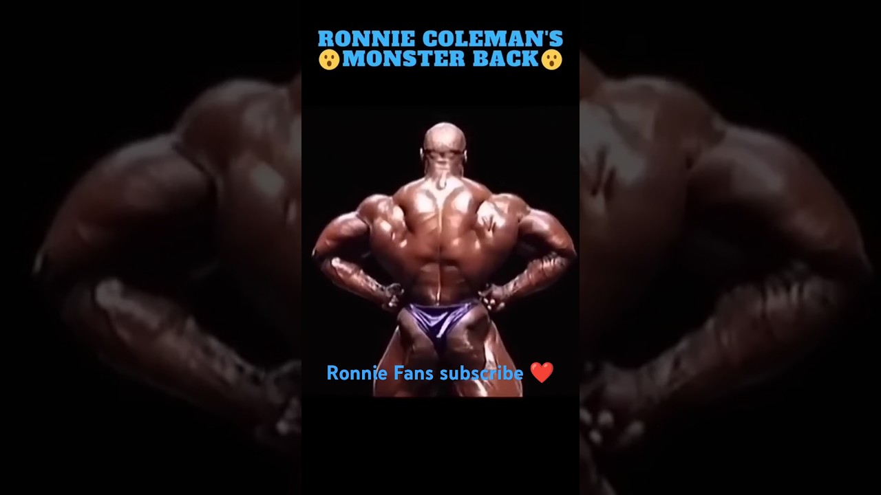 King Ronnie Coleman 👑 ||monster back|| #shorts #ronniecoleman # ...