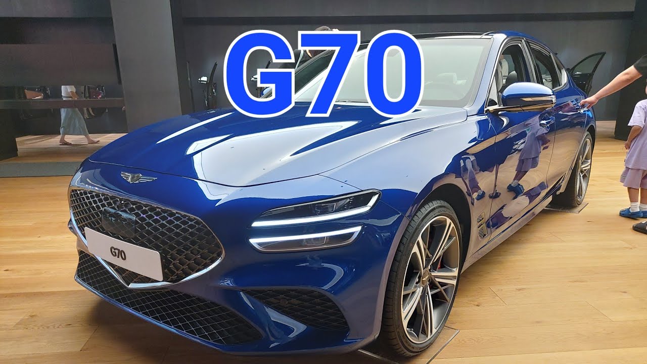 제네시스 G70 23년형 내외관 | 더 강력해진 심장을 달고 온 프리미엄 스포츠 세단이 내부도 더 프리미엄급으로.. - YouTube