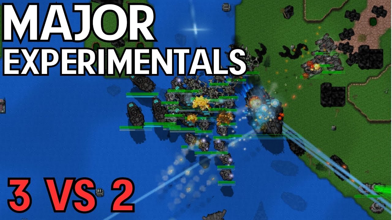 Major Experimentals - 3 vs 2 | Rusted Warfare - RTS - YouTube