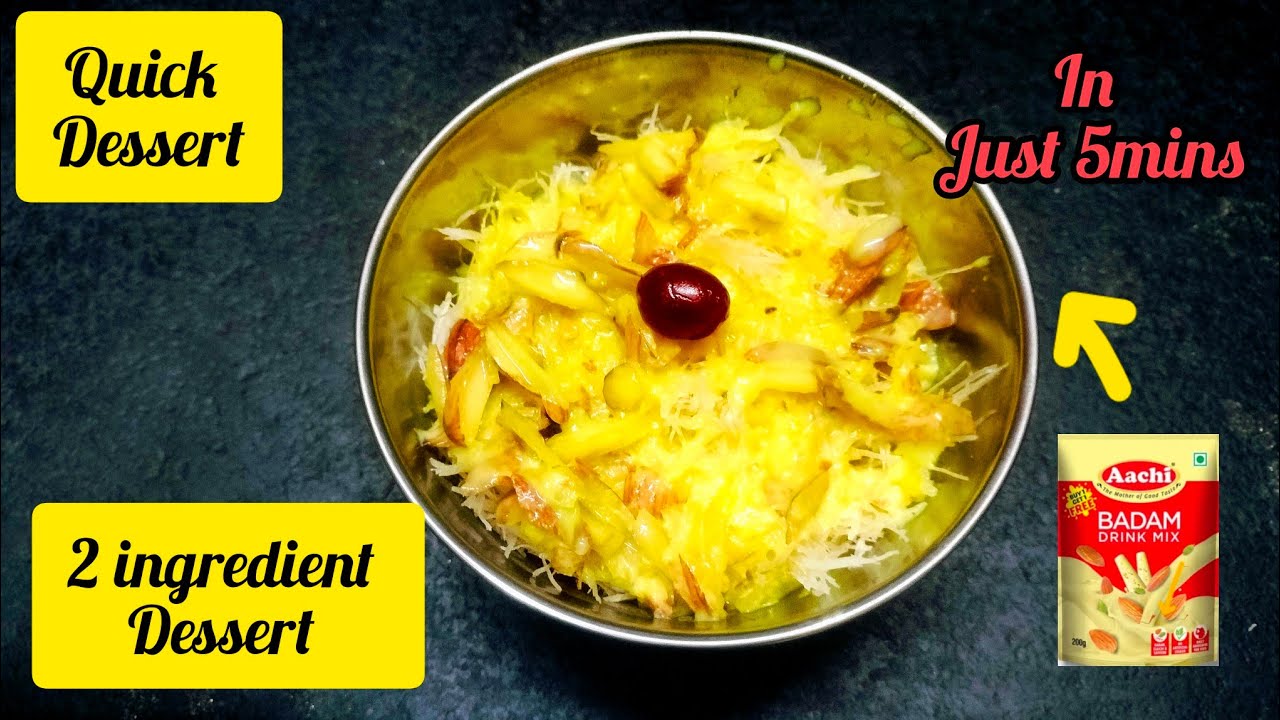 just 5 minutes dessert with 2 ingredients|Peni sweet recipe - YouTube