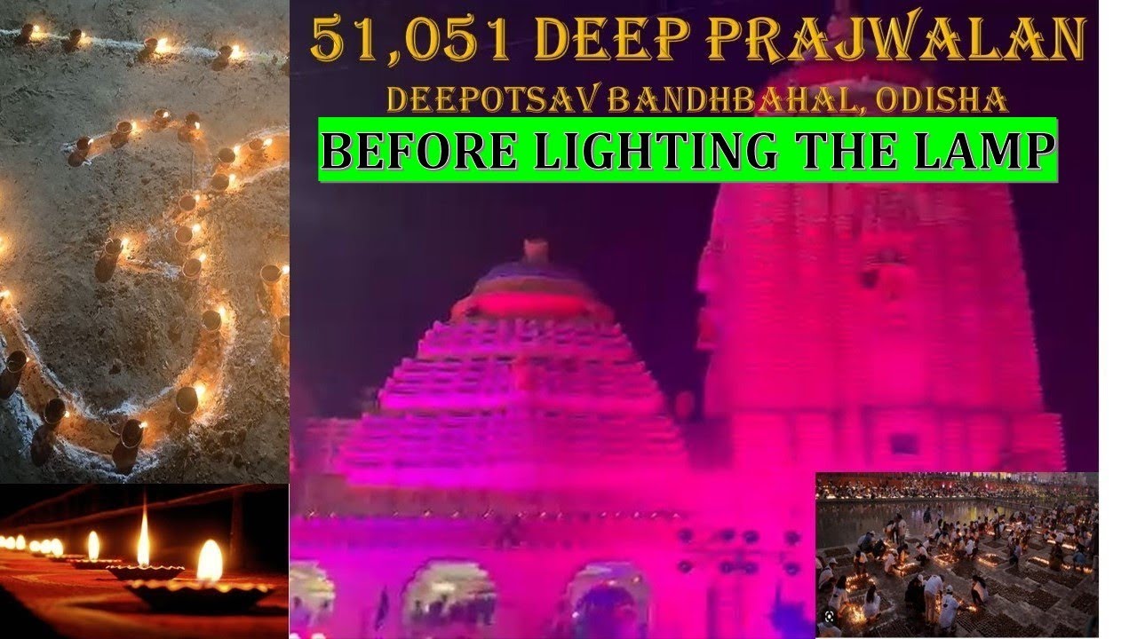 Deepotsav 2022 in Bandhbahal Colony, Odisha # 51,051 Deep Prajwalan ...