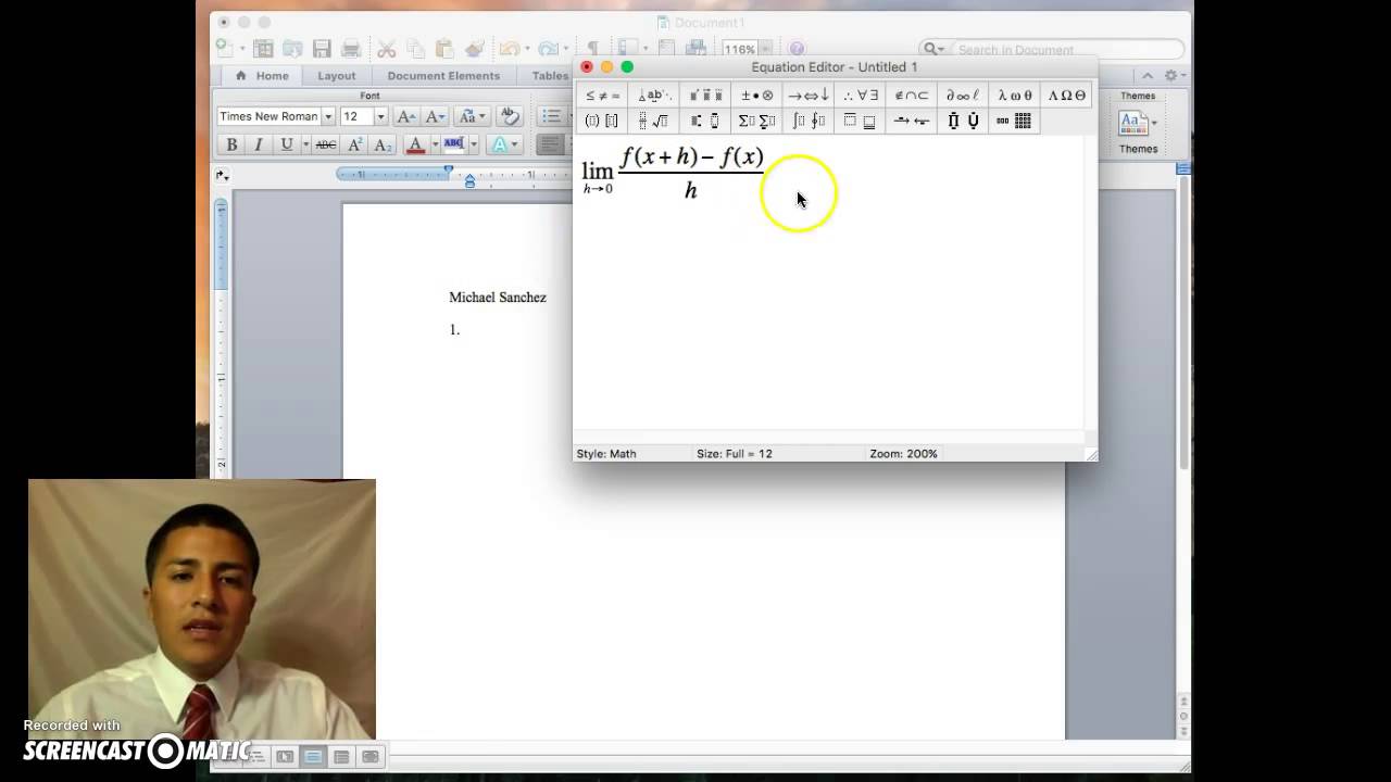 How To Equation Editor YouTube How To Equation Editor YouTube