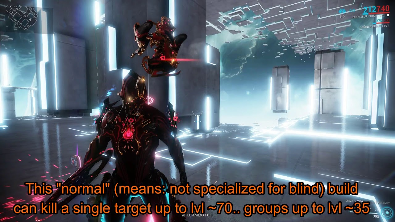 [TWW Warframe] Orvius - non blinding Build - Orvius little secret - YouTube