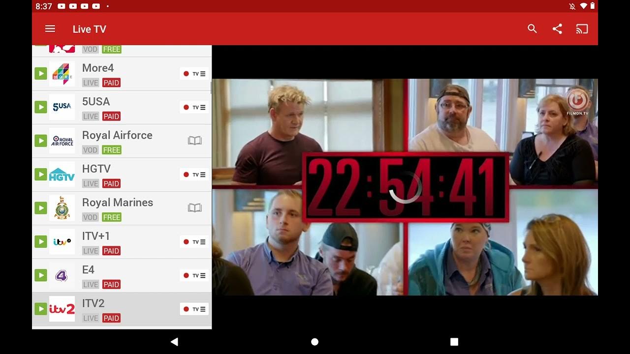 FilmOn.TV Channel Surfing (22nd January 2023) - YouTube