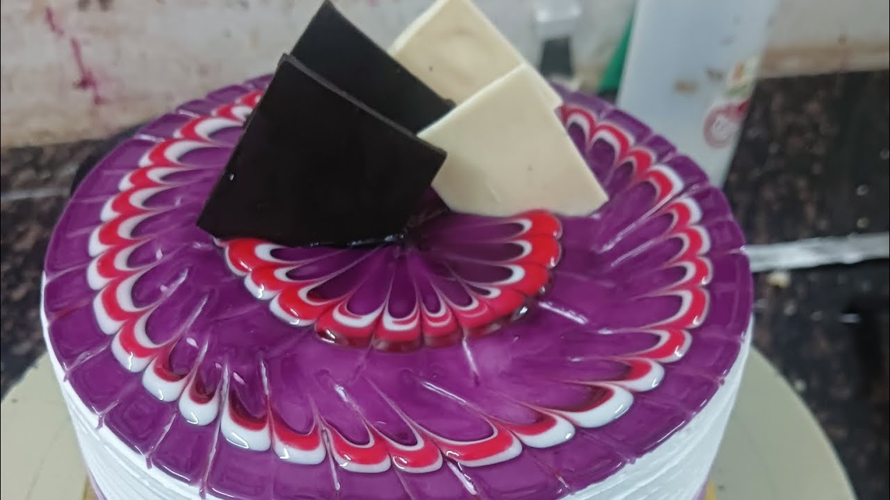 How To Make Blueberry Cake||Amazing Cake Design|250 Rupaye Wala Cake ...