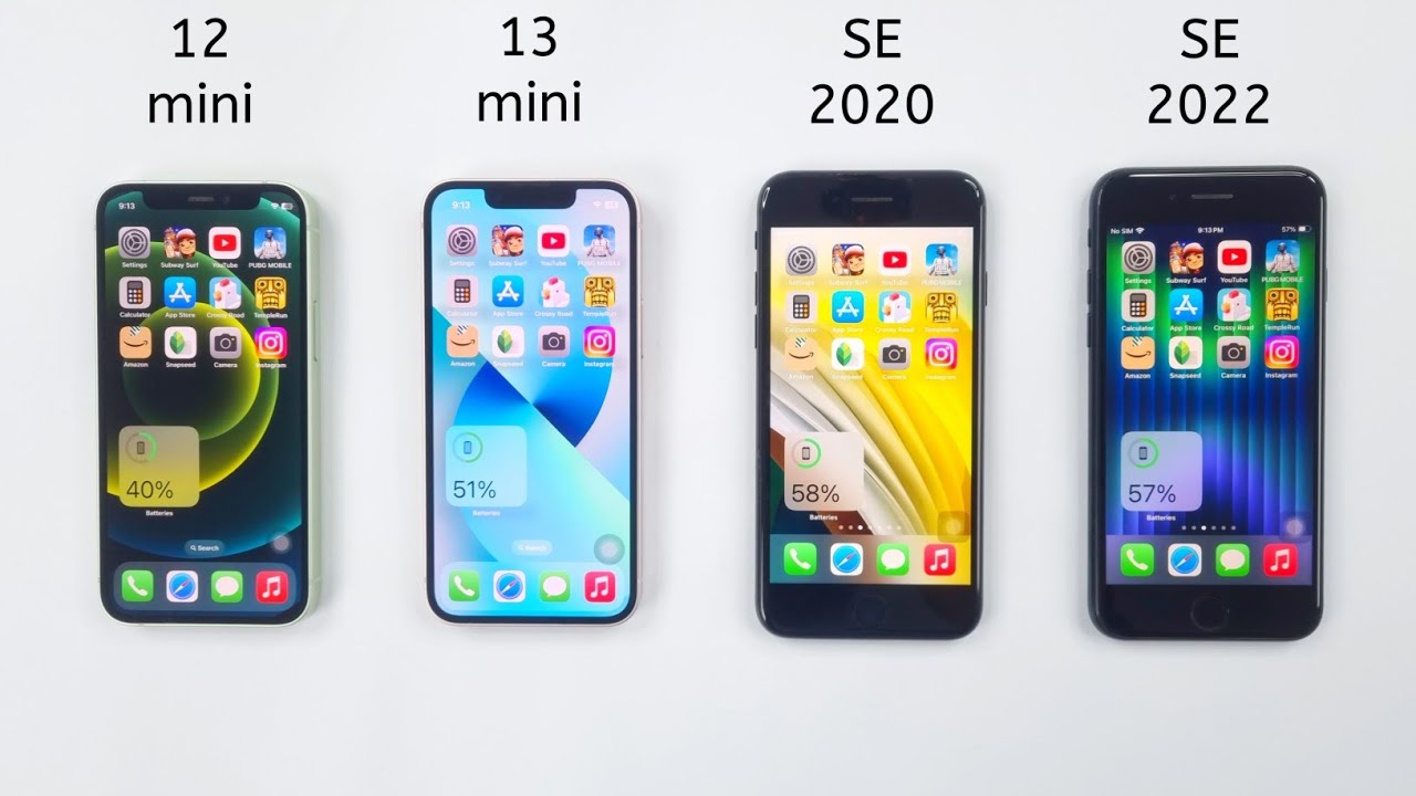 iPhone 12 mini vs 13 mini vs SE 2020 vs SE 2022 - iOS 18.2 SPEED TEST ...