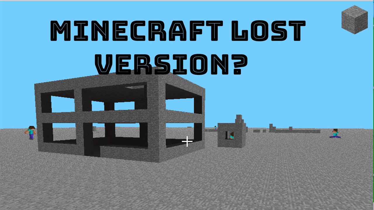 Episode 2: CAN YOU SURVIVE A LOST MINECRAFT VERSION? (IMPOSSIBLE ...