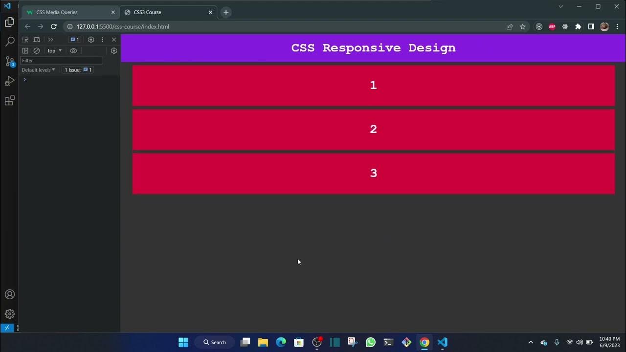 CSS Responsive Design - YouTube