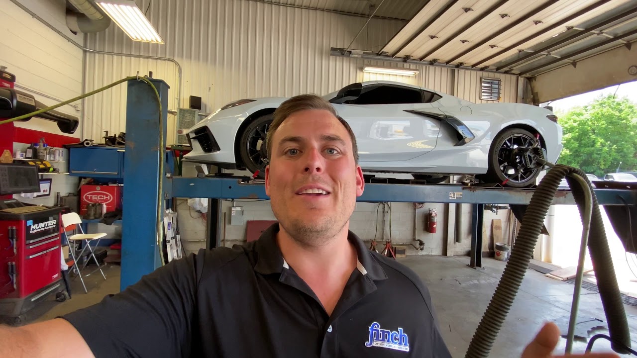 Track preparation on a C8 Corvette @ a Certified GM Dealership - YouTube