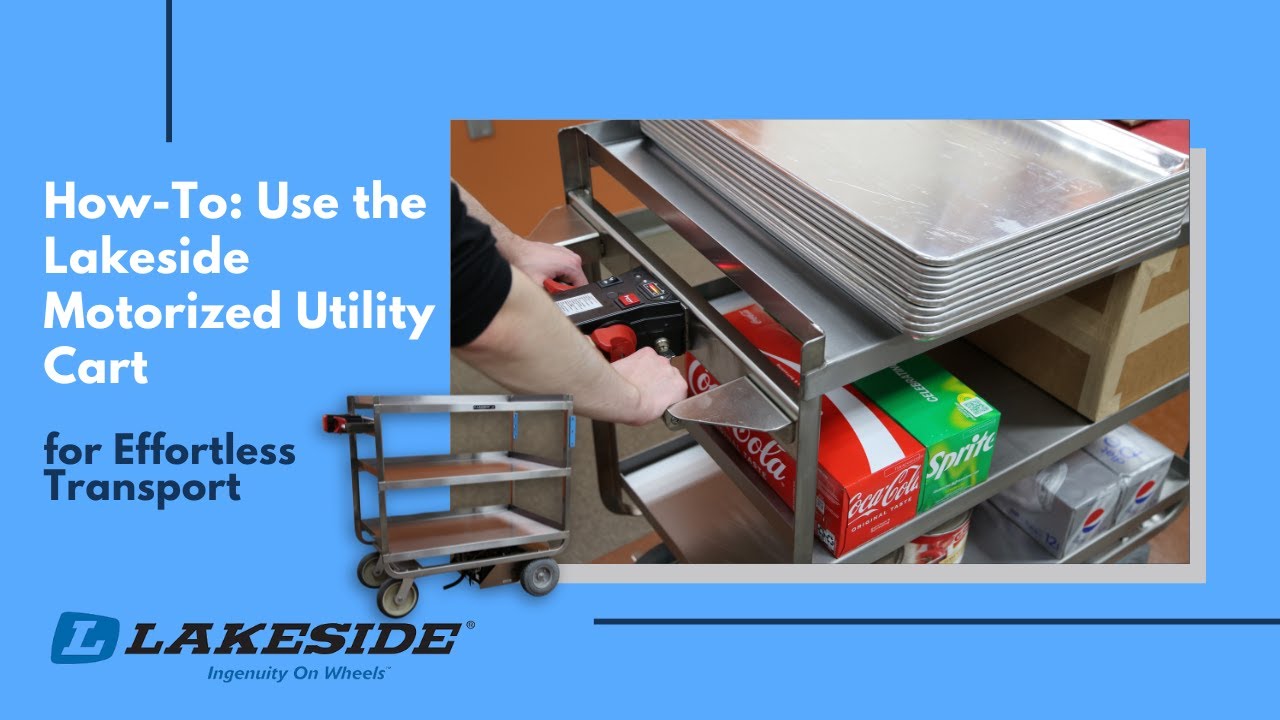 How-To: Use the Lakeside Motorized Utility Cart for Effortless ...