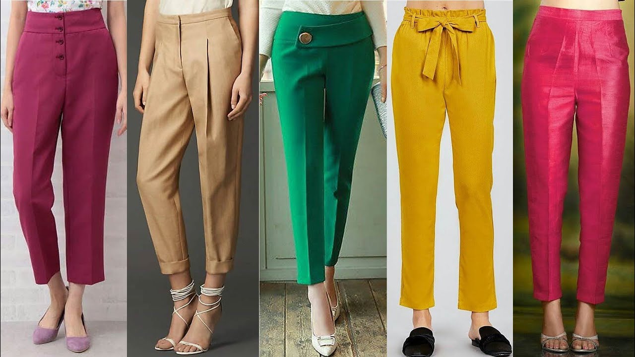 Latest Girls Daily Wear Pant Design 2021 | Casual Summer Trouser For ...