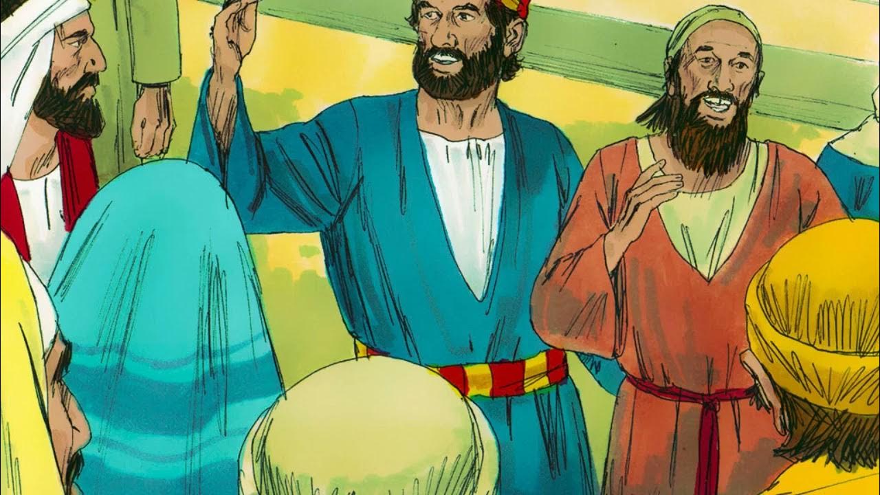 Animated Bible Stories: A Lame Beggar Is Healed- New Testament-Acts 3:1 ...