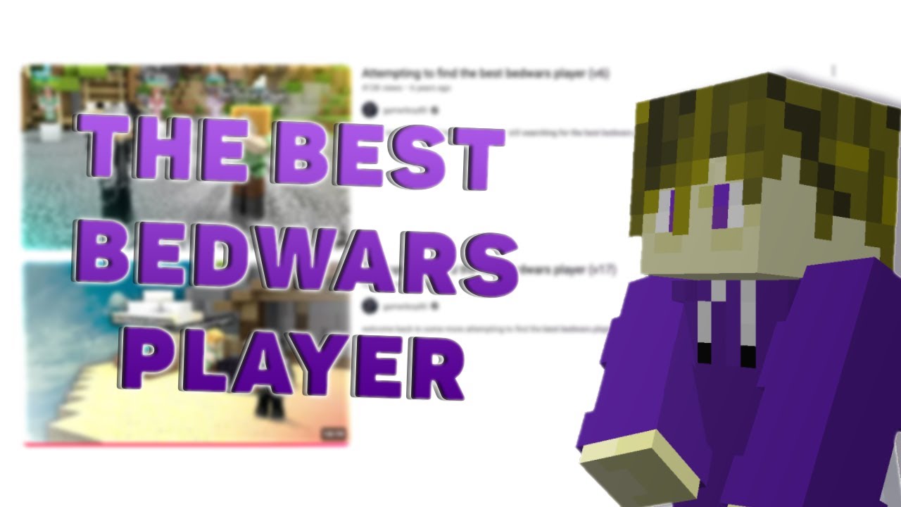 Recreating a gamerboy80 classic (attempting to find the best bedwars ...