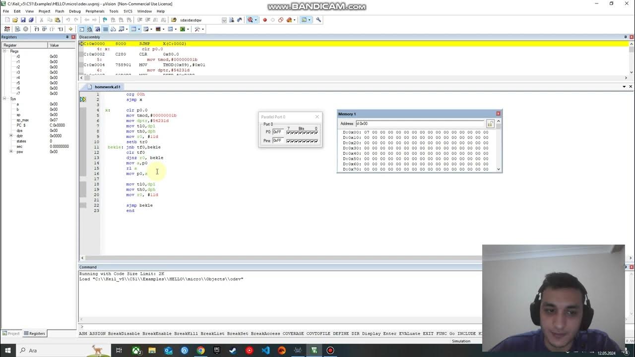 Microprocessors Homework-4 - YouTube