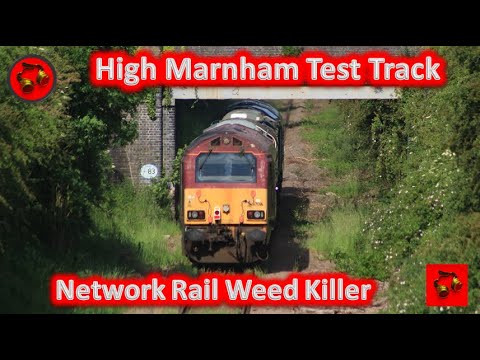 High Marnham Test Track (Network Rail Weed Killer) - YouTube
