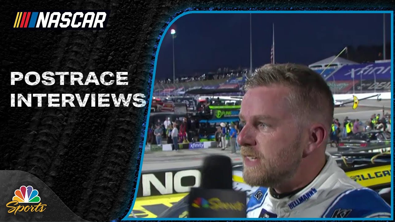 NASCAR Xfinity Series POSTRACE INTERVIEWS: Contender Boats 250 | 10/28 ...