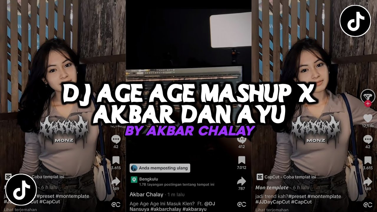 DJ AGE AGE AGE (MASHUP) X AKBAR DAN AYU VIRAL TIKTOK MENGKANE BY AKBAR CHALAY RMX - YouTube