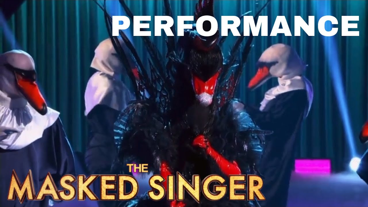 Black Swan sings “Thinking Out Loud” by Ed Sheeran | The Masked Singer ...