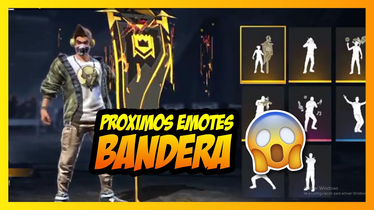 NUEVO EMOTE DE LA BANDERA FREE FIRE 😱 NUEVOS EMOTES DE OCTUBRE FREE ...