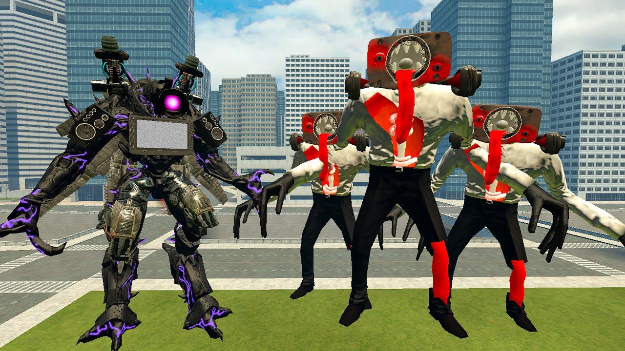 TITAN TRI-TITAN VS CURSED BOOMBOXMAN ARMY ?! | SKIBIDI TOILET | GMOD ...