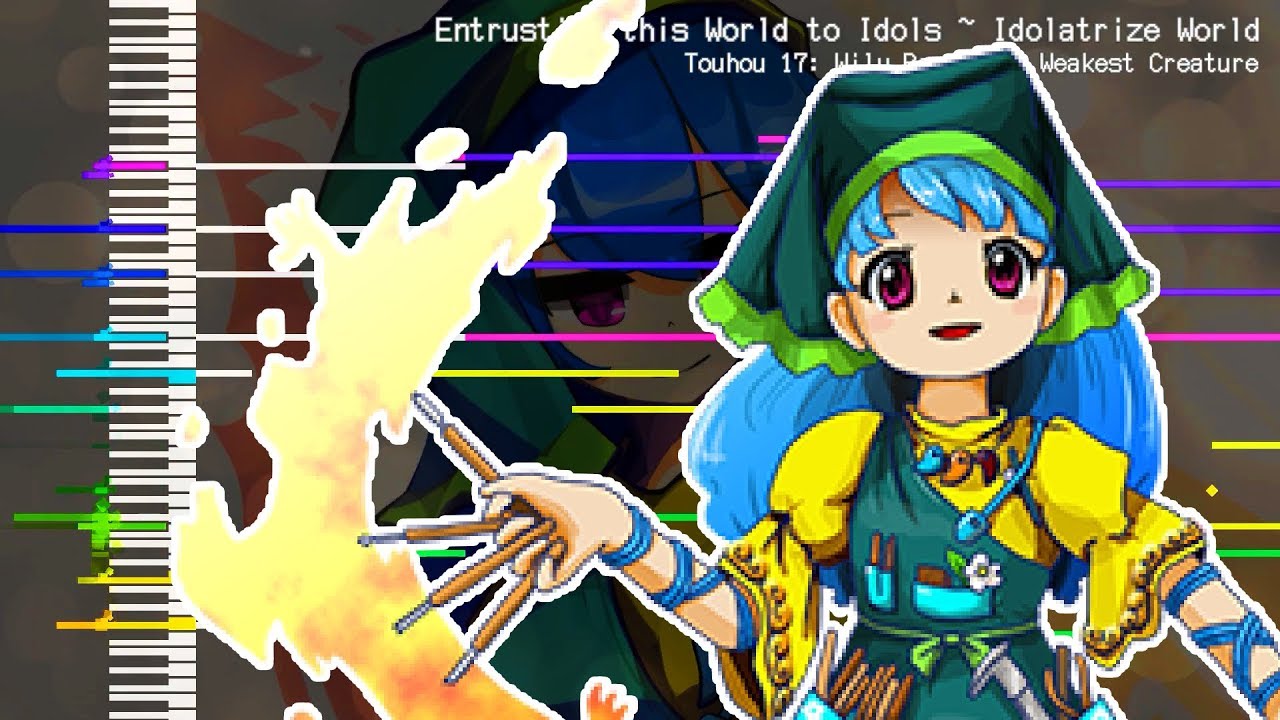 【東方MIDI】「Entrusting this World to Idols ~ Idolatrize World」Touhou 17 ...