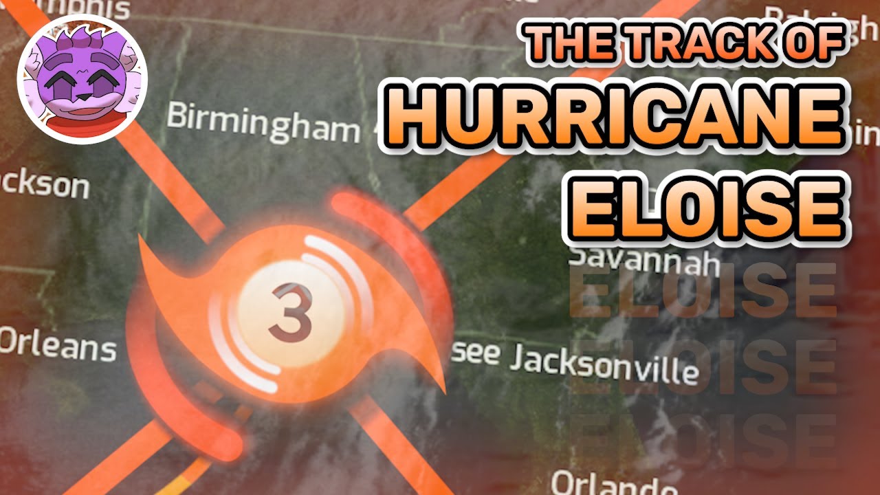 The Track of Hurricane Eloise (1975) v2 - YouTube
