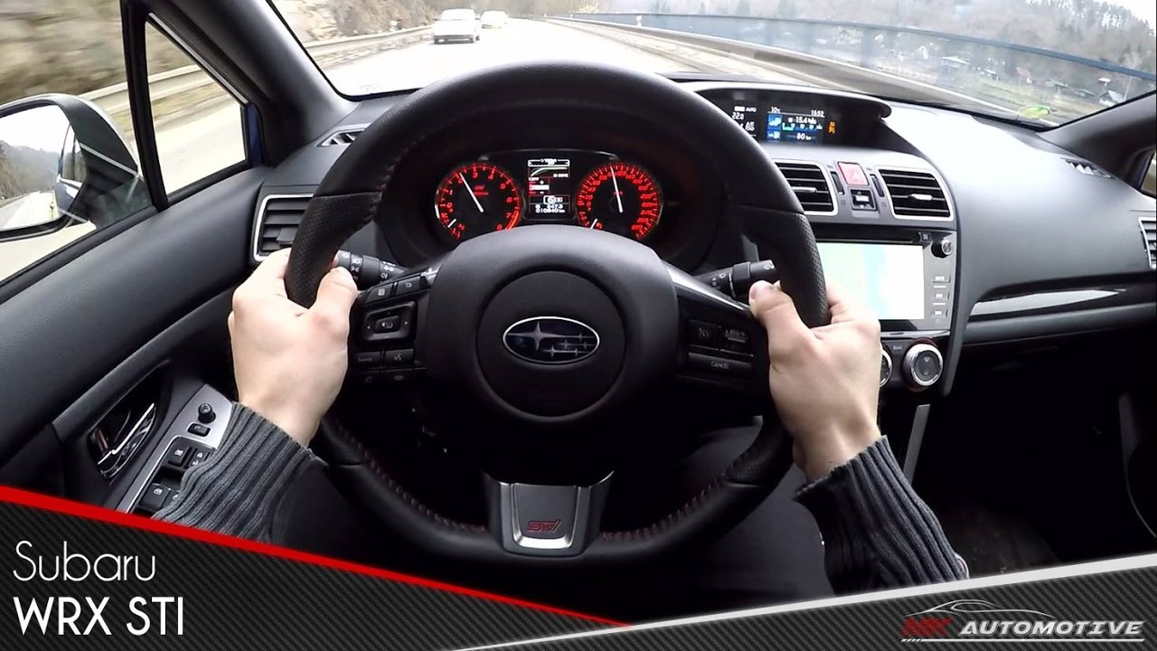 Subaru WRX STI POV Test Drive + Acceleration 0 - 200 km/h - YouTube
