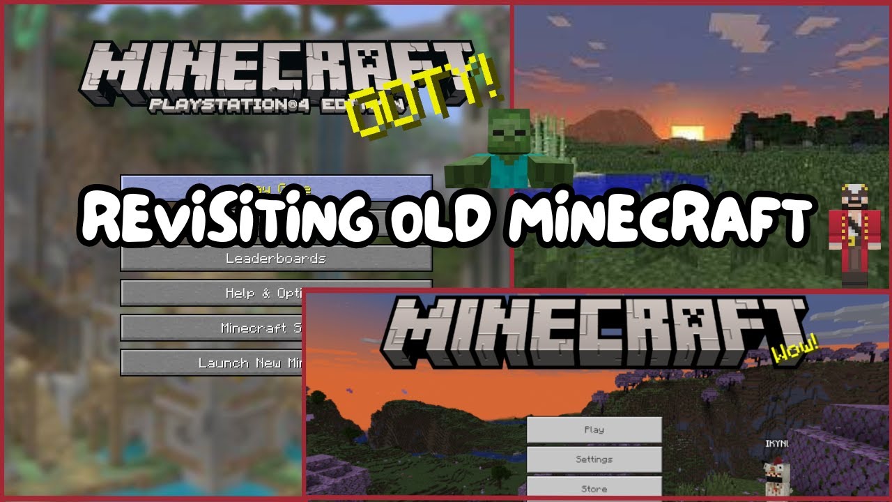 Revisiting Minecraft's last tutorial world & texture pack worlds.... - YouTube