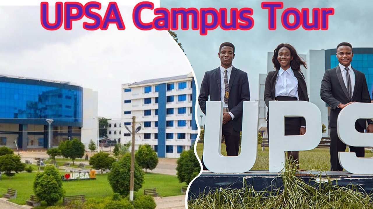 The Most Beautiful University Campus In Ghana (UPSA) Tour - YouTube