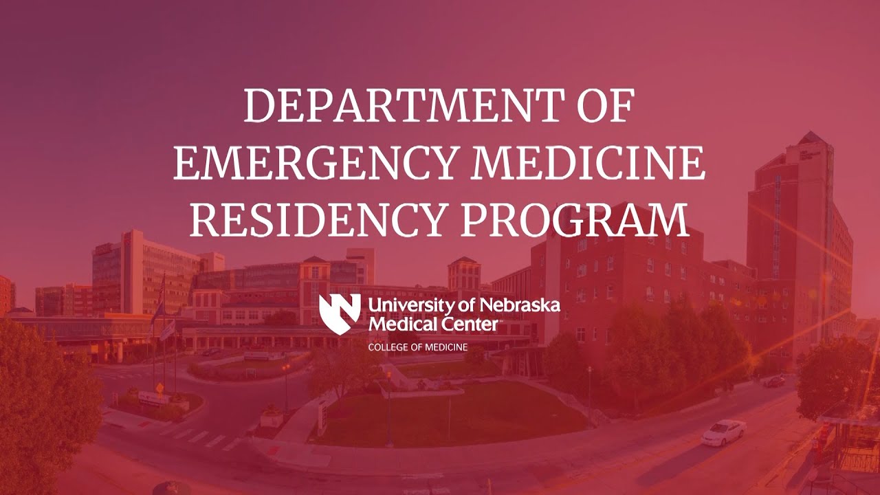 UNMC Emergency Medicine Residency Program - YouTube