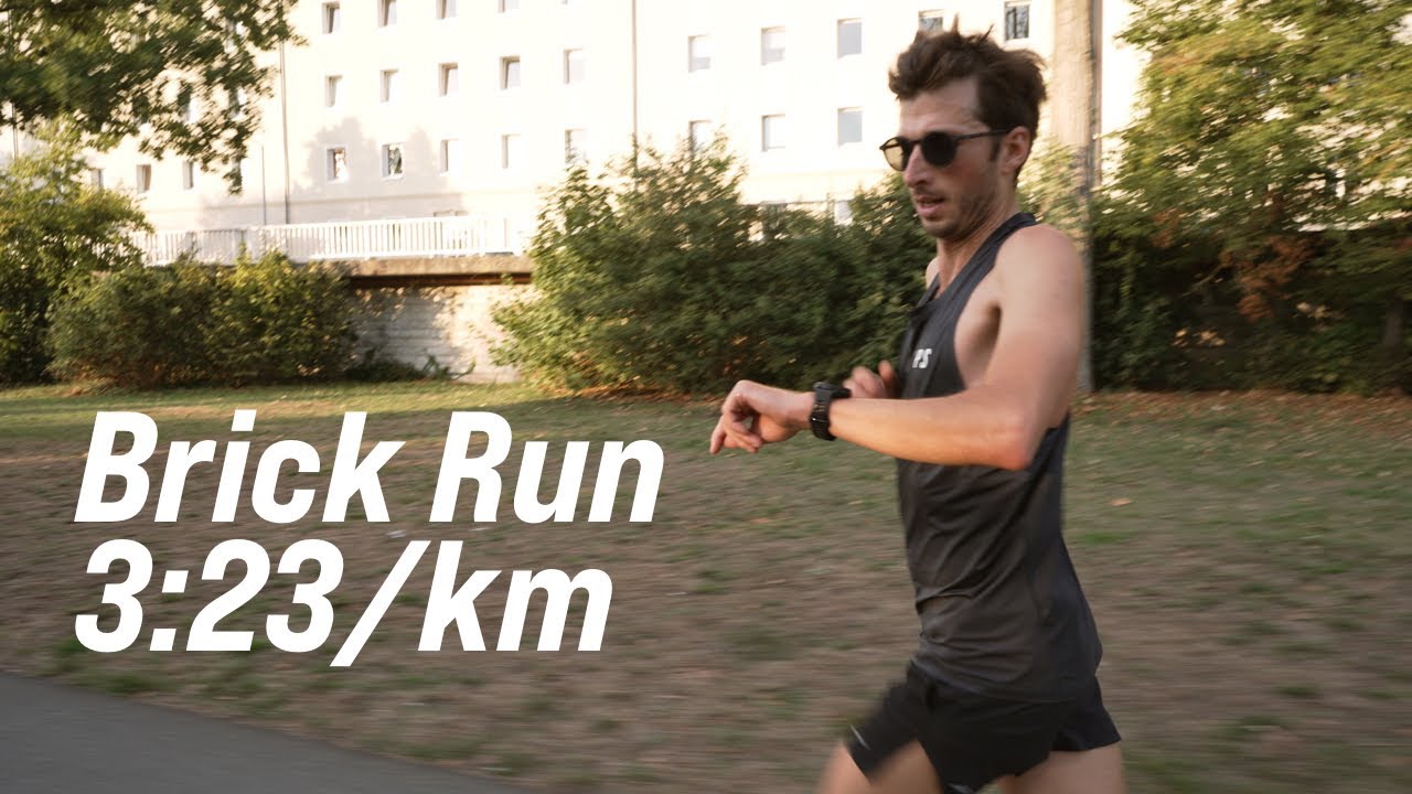 Brick Run in 3:23/km noch neun Wochen bis zum Ironman Cozumel - YouTube
