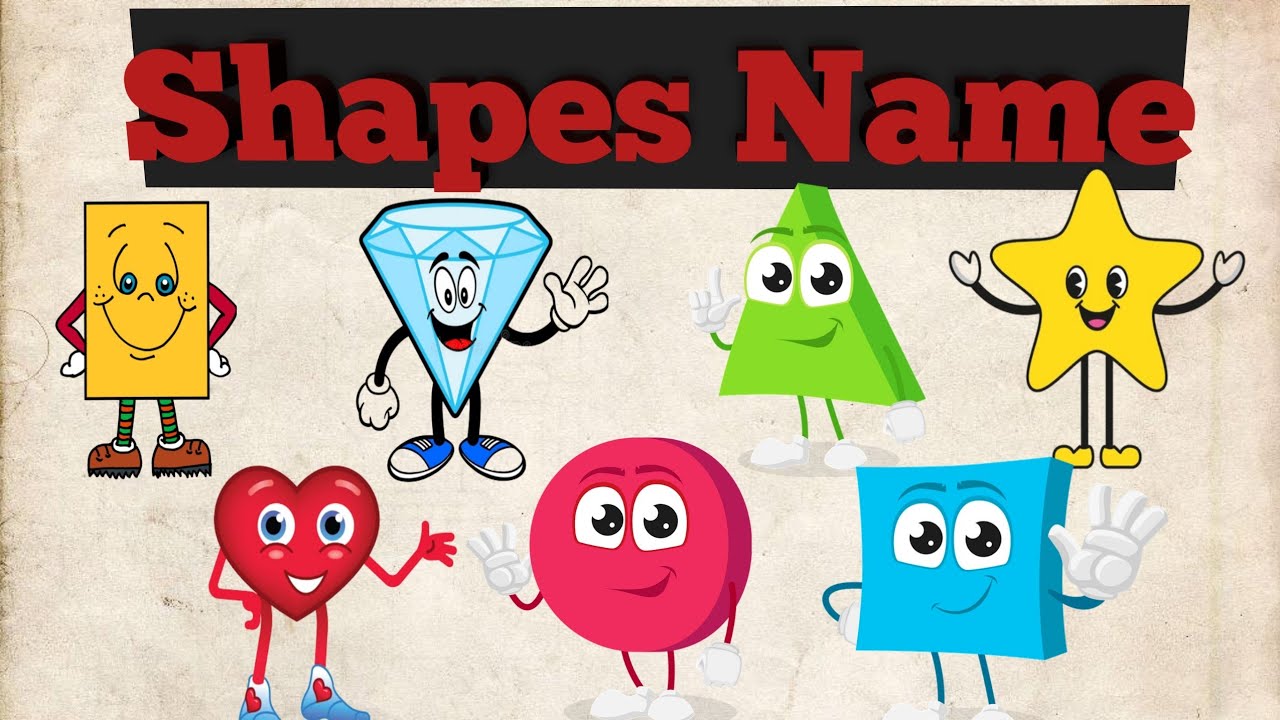 Shape song | Name of shapes | We are shapes | Shapes song | Nursery ...