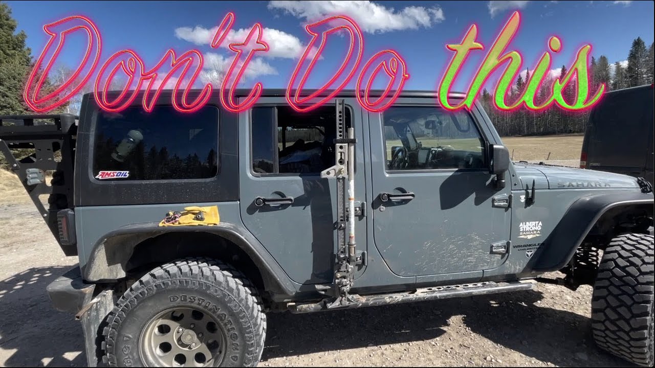 Jeep JK Hi Lift Jack Mounts Fail - YouTube