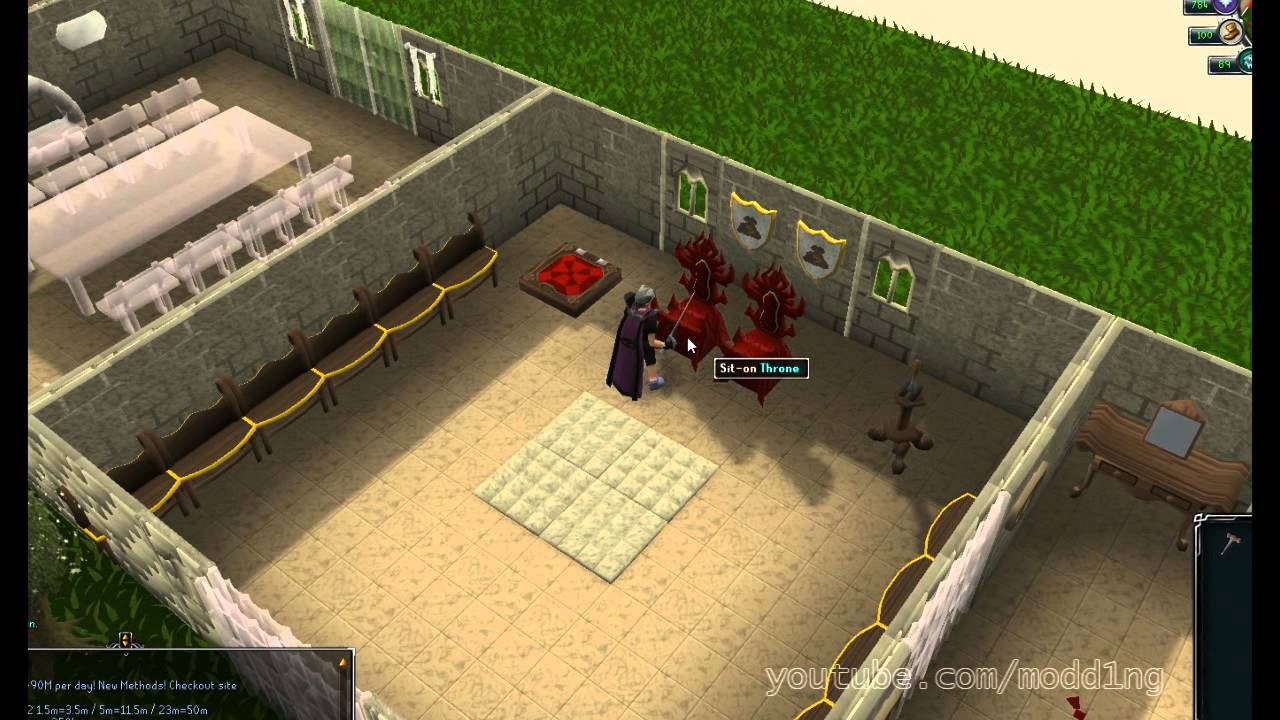 Building a Demonic Throne on RuneScape - modd1ng - YouTube