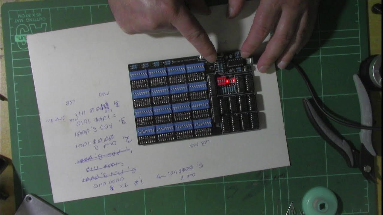 TD4-4BIT-CPU build - YouTube