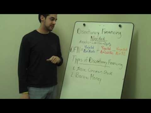 Discretionary Financing Needed (DFN) - YouTube