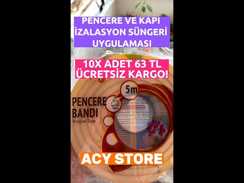 Kombi kısmaya son! Pencere ve Kapı SÜNGERİ #shorts #tasarruf