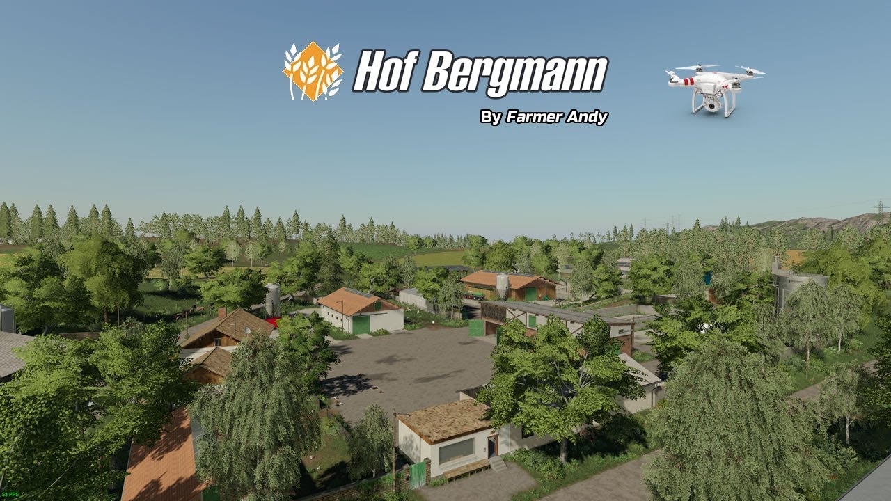 FS19 HOF BERGMANN 1.0.0.4 EN DRONE - FARMING SIMULATOR 19 - YouTube