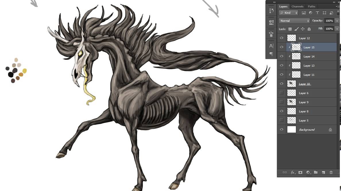 Famine - Drawing Time Lapse - YouTube