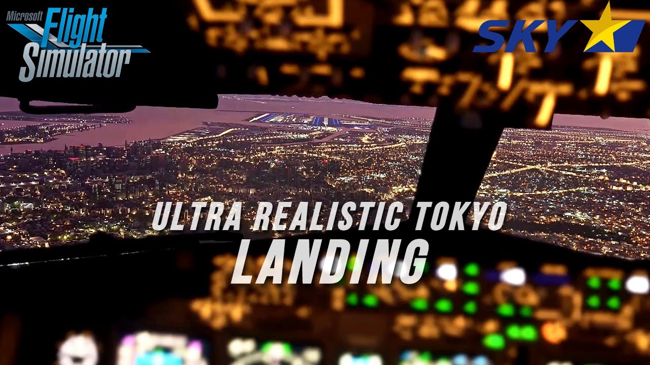 【MSFS 2020】 Ultra Realistic Tokyo Landing 16R | Nvidia game filter ...