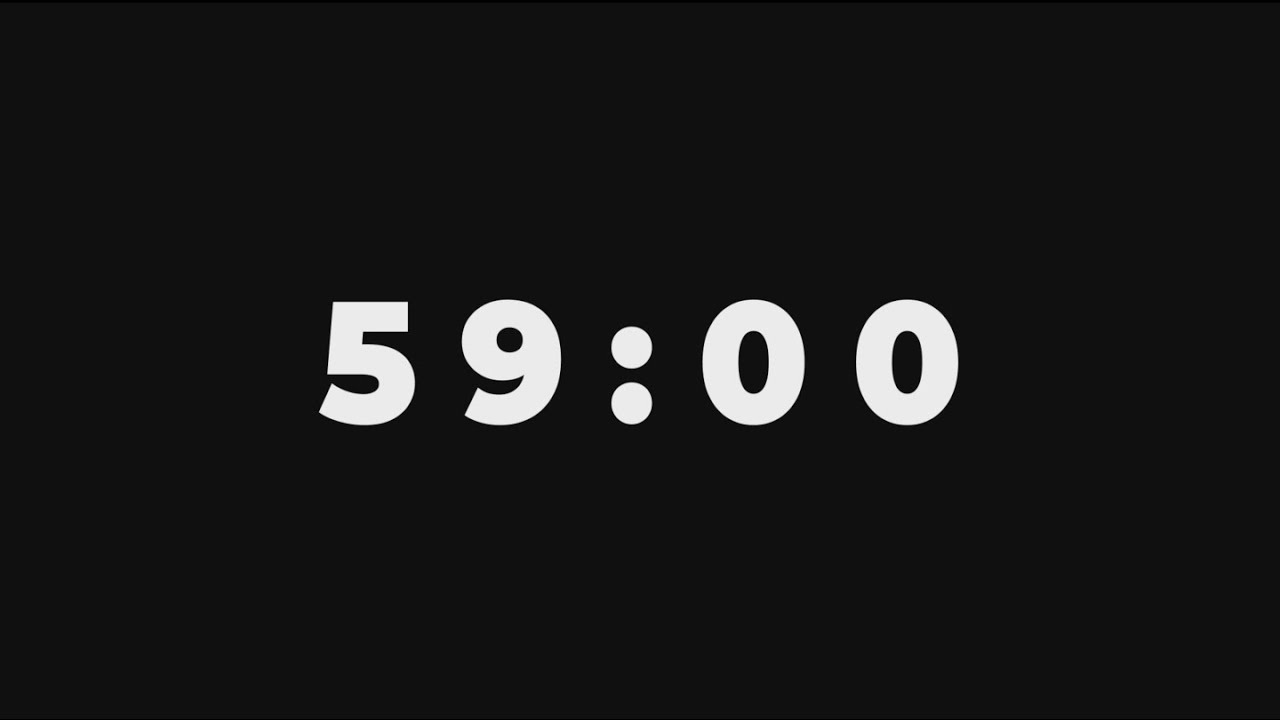 59-Minute Countdown Timer – Focus and Achieve Your Goals! - YouTube