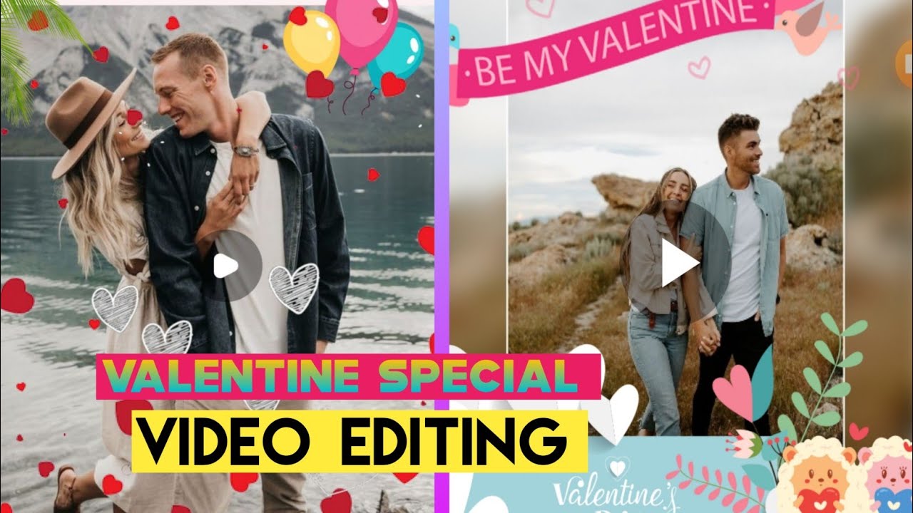 Valentine special video edit just one click | valentine Editing ...