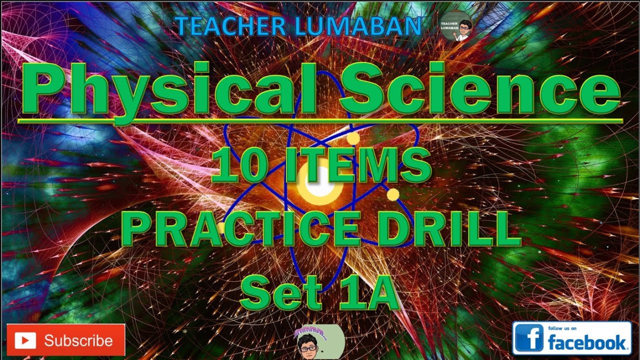 Physical Science LET Practice Drill Set 1A - YouTube