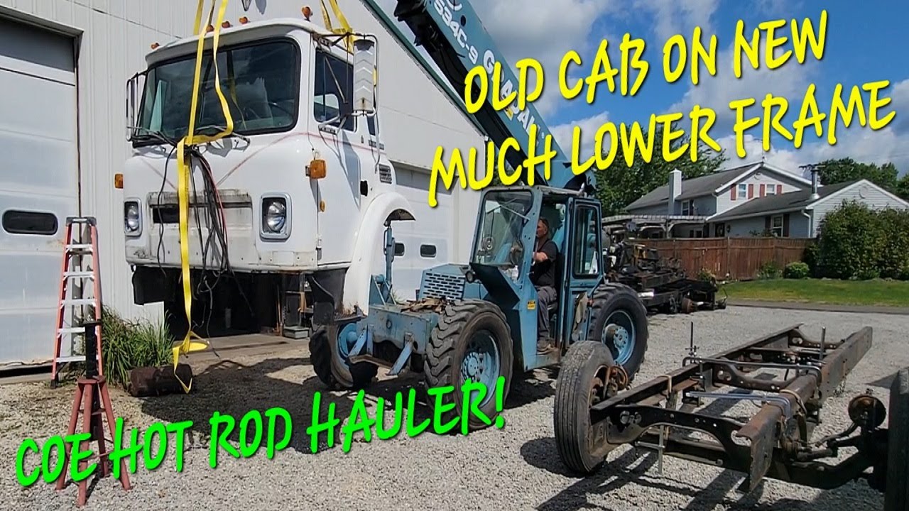 HOT ROD HAULER PT4. HOW LOW CAN WE GO? SETTING THE CAB ON OUR MODIFIED ...