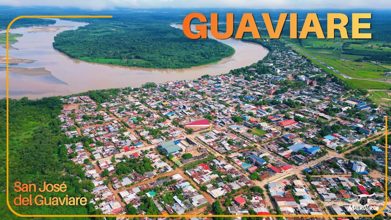 🌎 San José del GUAVIARE desde el cielo: Naturaleza, progreso y su río ...