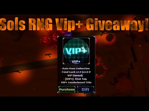 Sols RNG VIP+ Giveaway! - YouTube